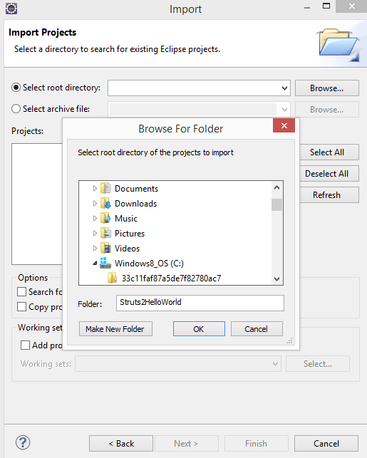 Struts2 Hello World using Maven - Top Java Tutorial