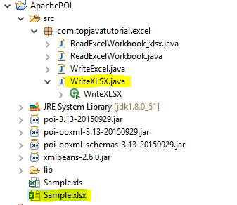 Writing data to an Excel File in Java - Top Java Tutorial