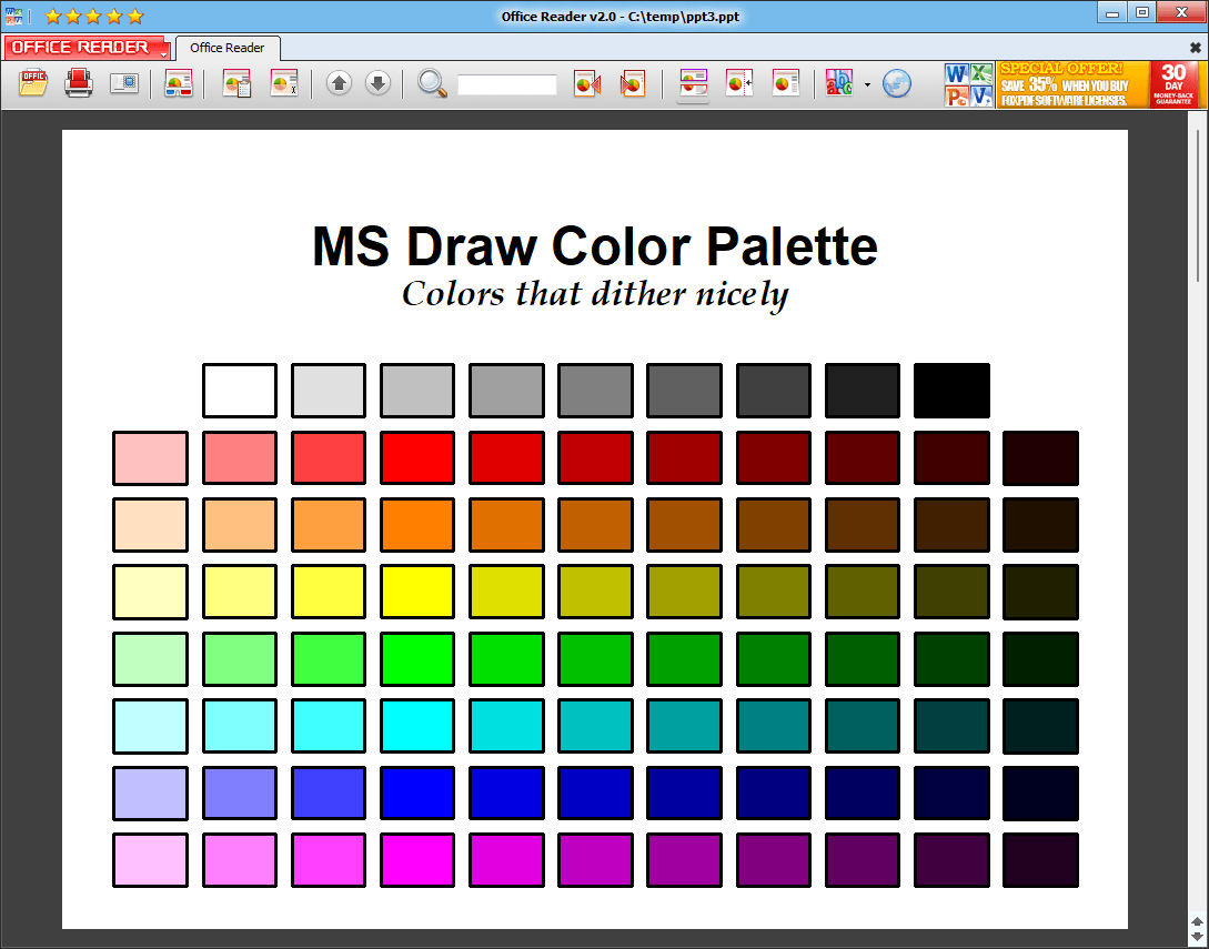 Office Reader 2.0, the best Word/Excel/Powerpoint/RTF/PDF viewer with ...