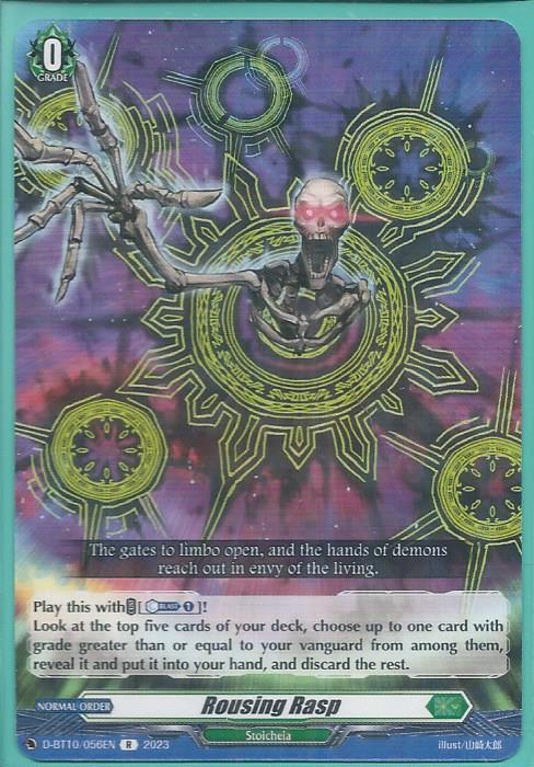 D-BT10/056 Rousing Rasp – Rare (R) - D Booster 10: Dragon Masquerade ...