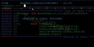 COBOL HELLO WORLD Program — TutorialBrain