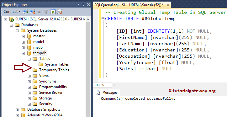 45+ Sql Server Create Temp Table You Should Know | Insblog