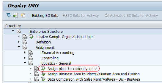 SAP MM How to Assign Plant to Company Code