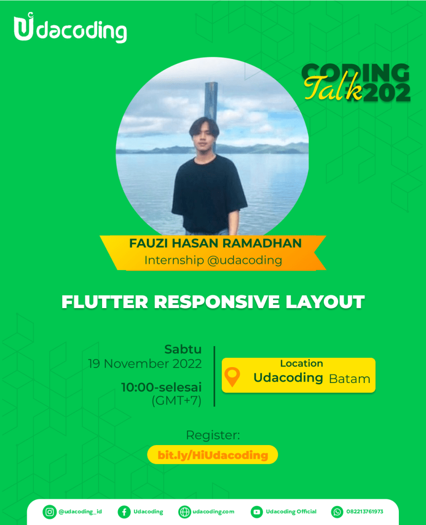 Codingtalk 202 Flutter Responsive Layout Udacoding
