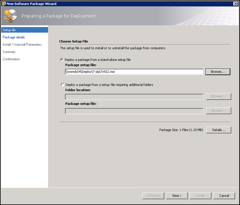 Deploying software using Microsoft System Center Essentials (SCE) 2010 ...