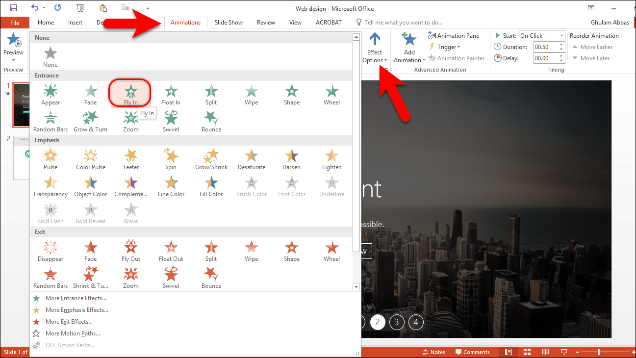 How to Design Custom Slide on PowerPoint 2016? - Design Slide