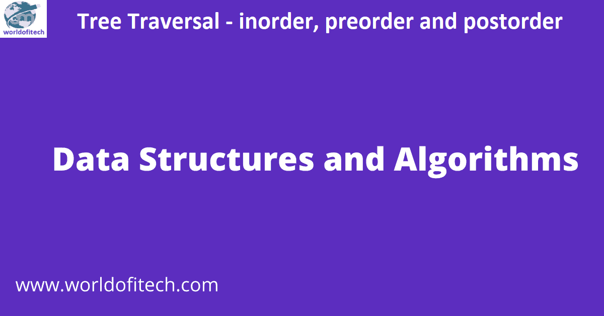 Tree Traversal - inorder, preorder & postorder | Learn DSA