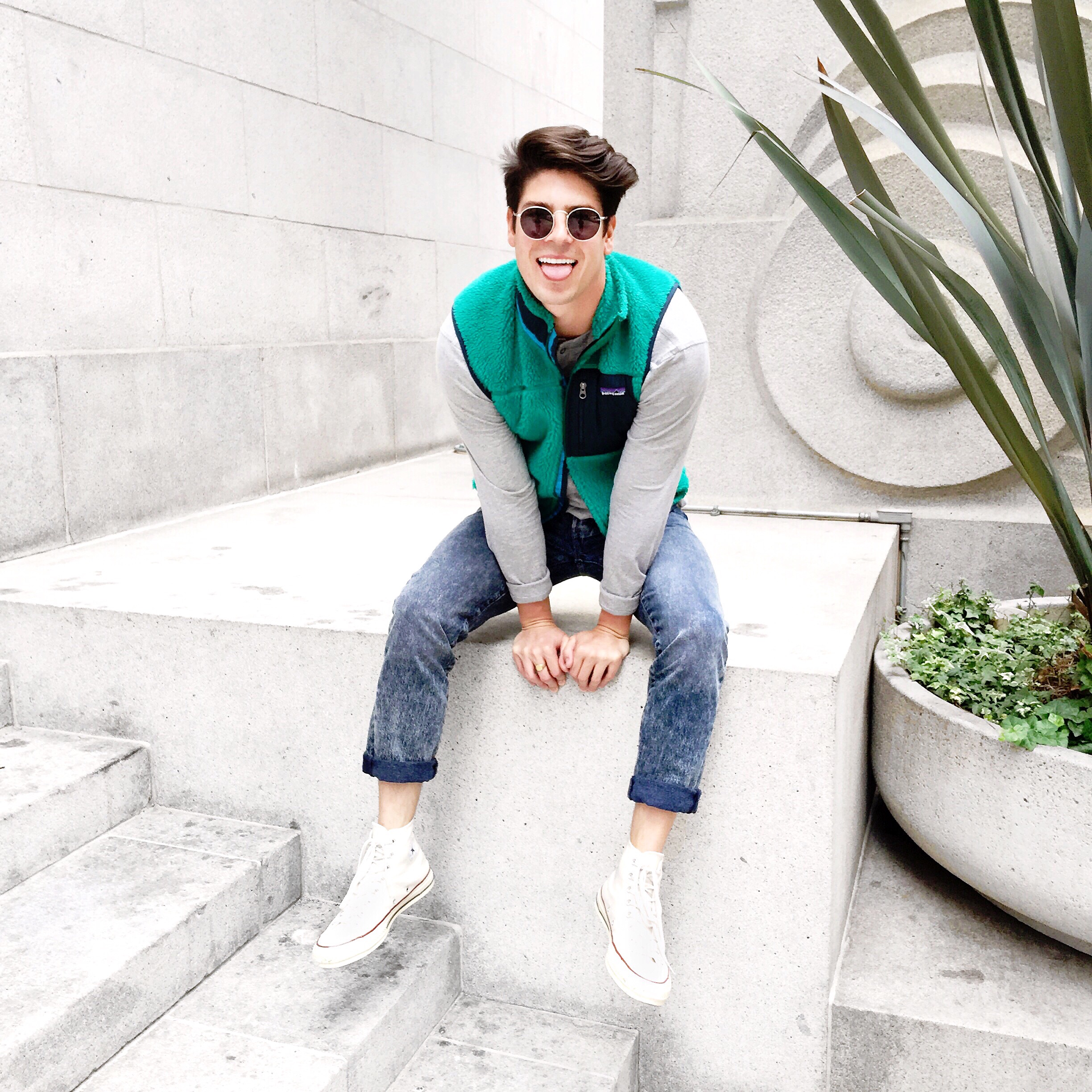 FLUFFY FURRY FUZZY VESTS FOR MEN